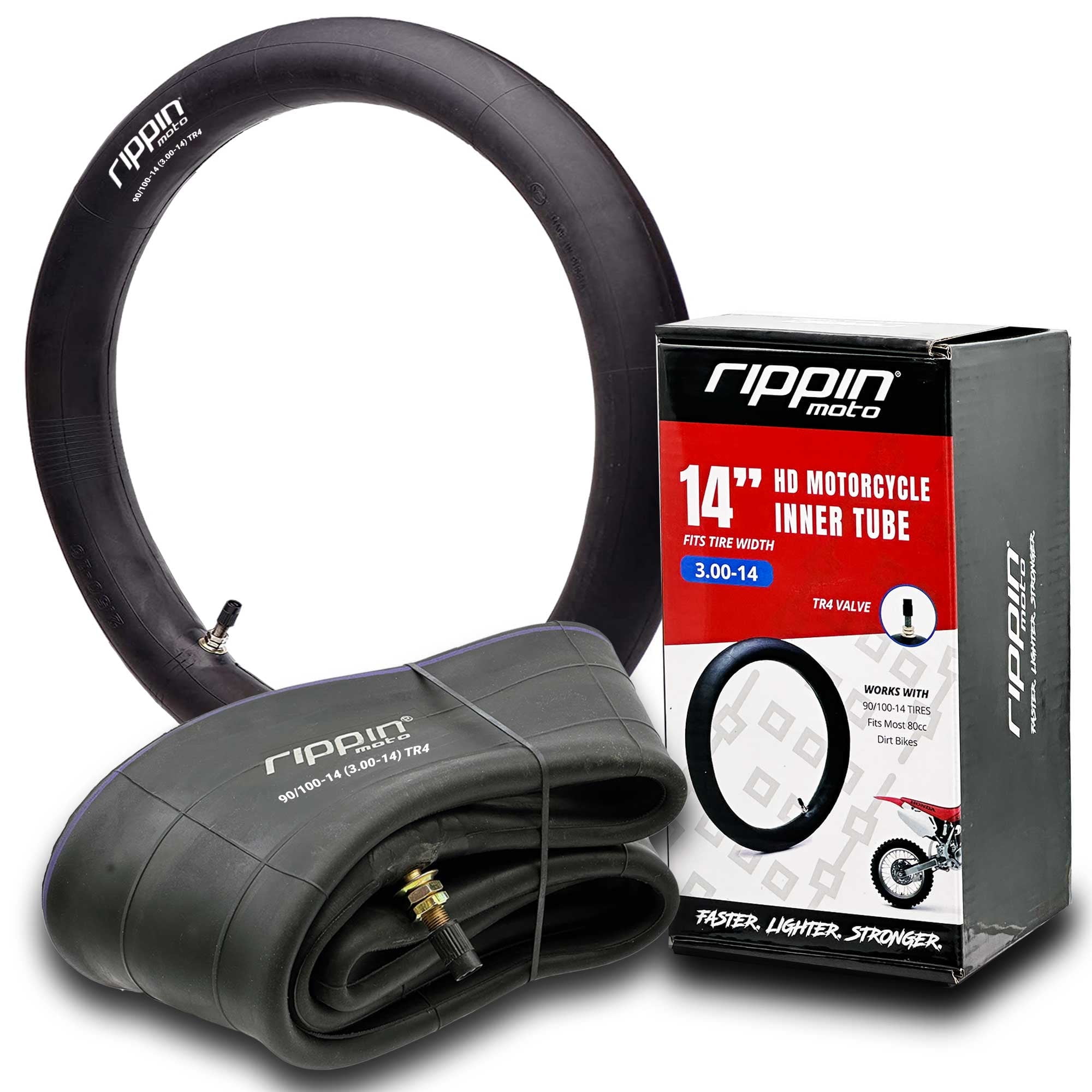 Rippin Moto Heavy Duty 14" Inner Tube for Motorcycle Dirt Bike Tires ...