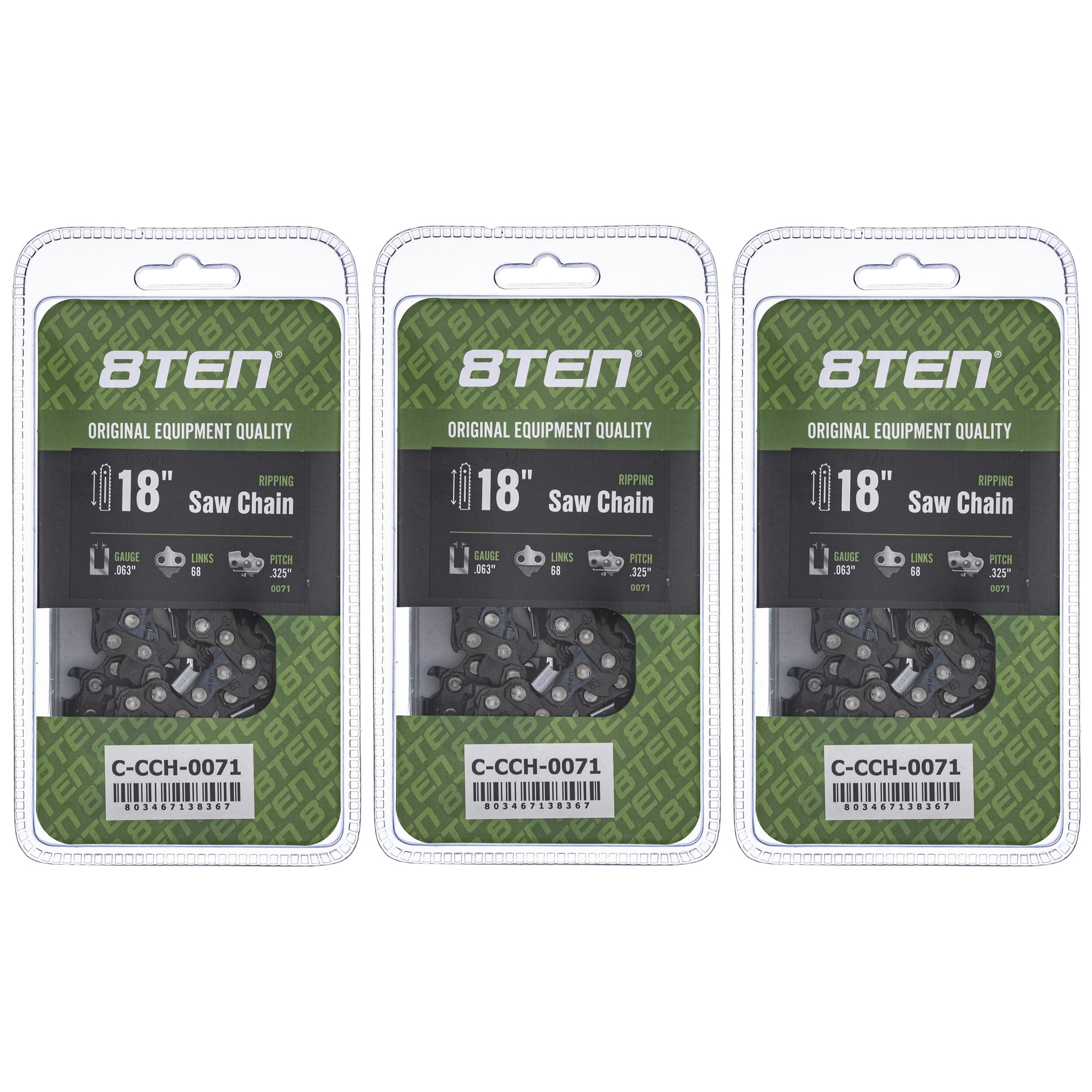 Stihl 18 inch Ripping Chainsaw Chain .063 .325 68 DL for MS250 MS230, 3 ...