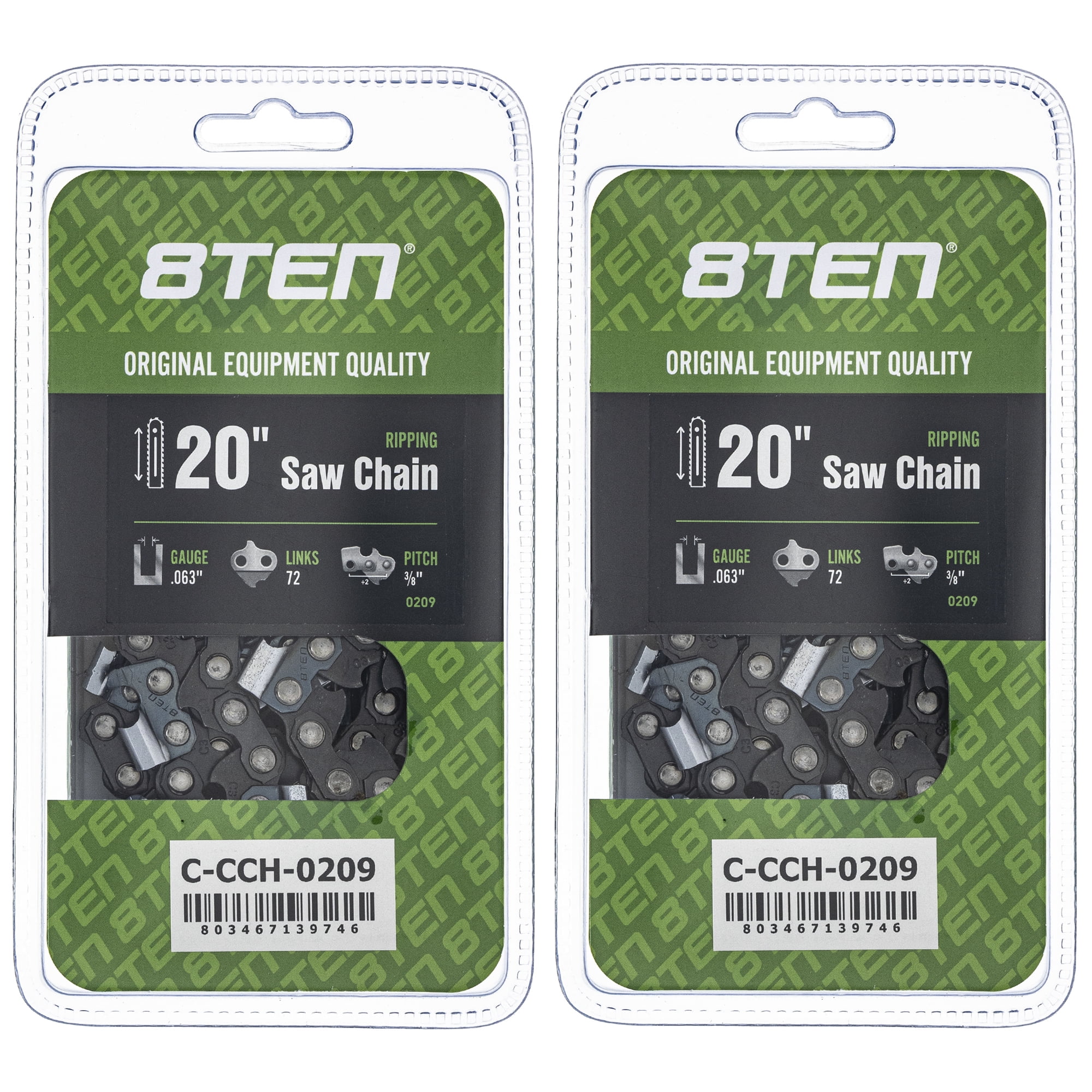 Ripping Chainsaw Chain 20 inch .063 3/8 72DL for Stihl Husqvarna Dolmar ...