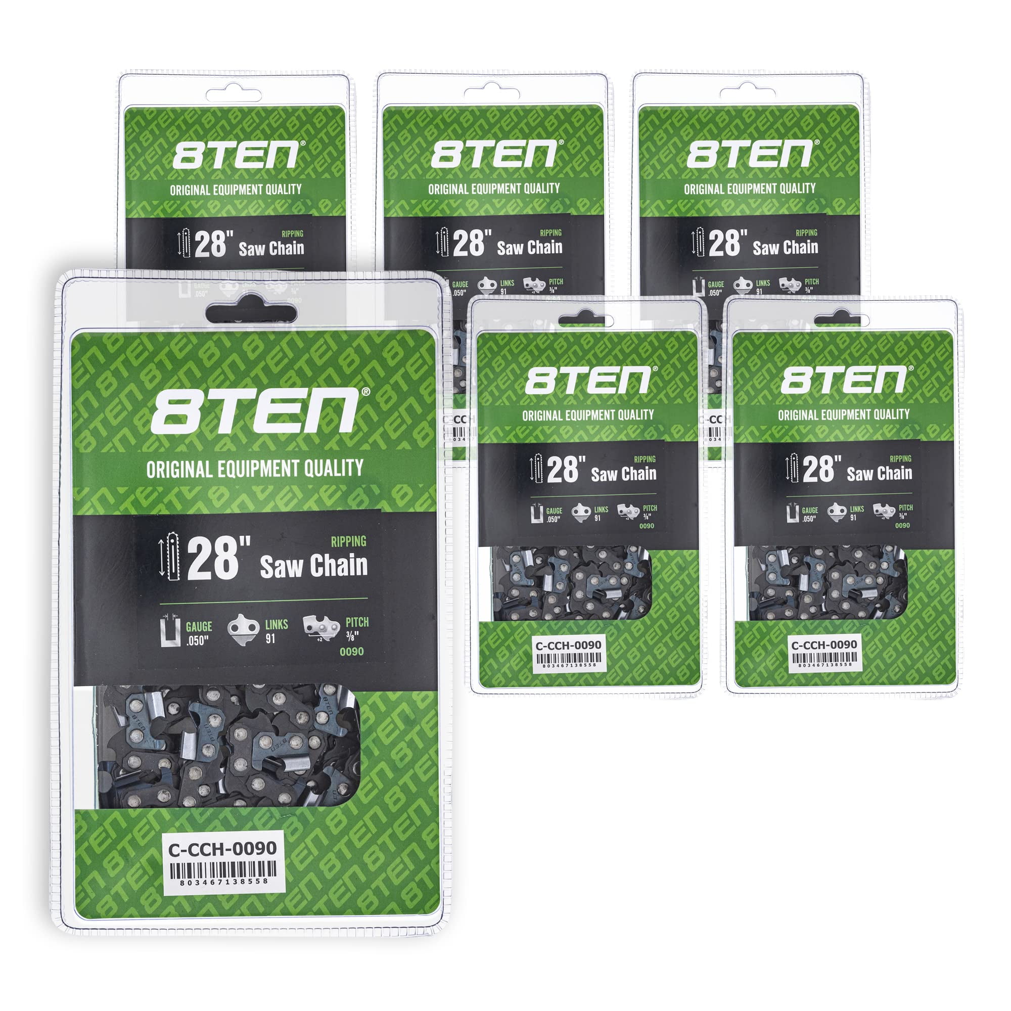 Ripping Chainsaw Chain 28 Inch .050 3/8 91DL For Stihl MS440 MS660 MS460 MS441 MS650 MS661 (6 ...