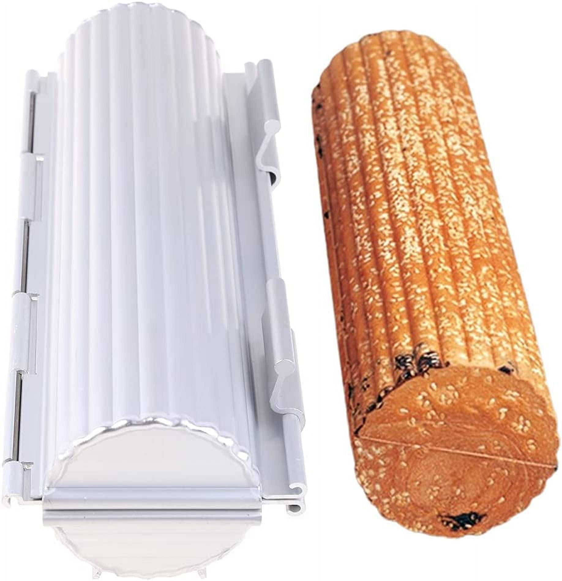 Ripple Aluminum Bread Mold Cylinder Bread Pans Toast Molds French Bread ...