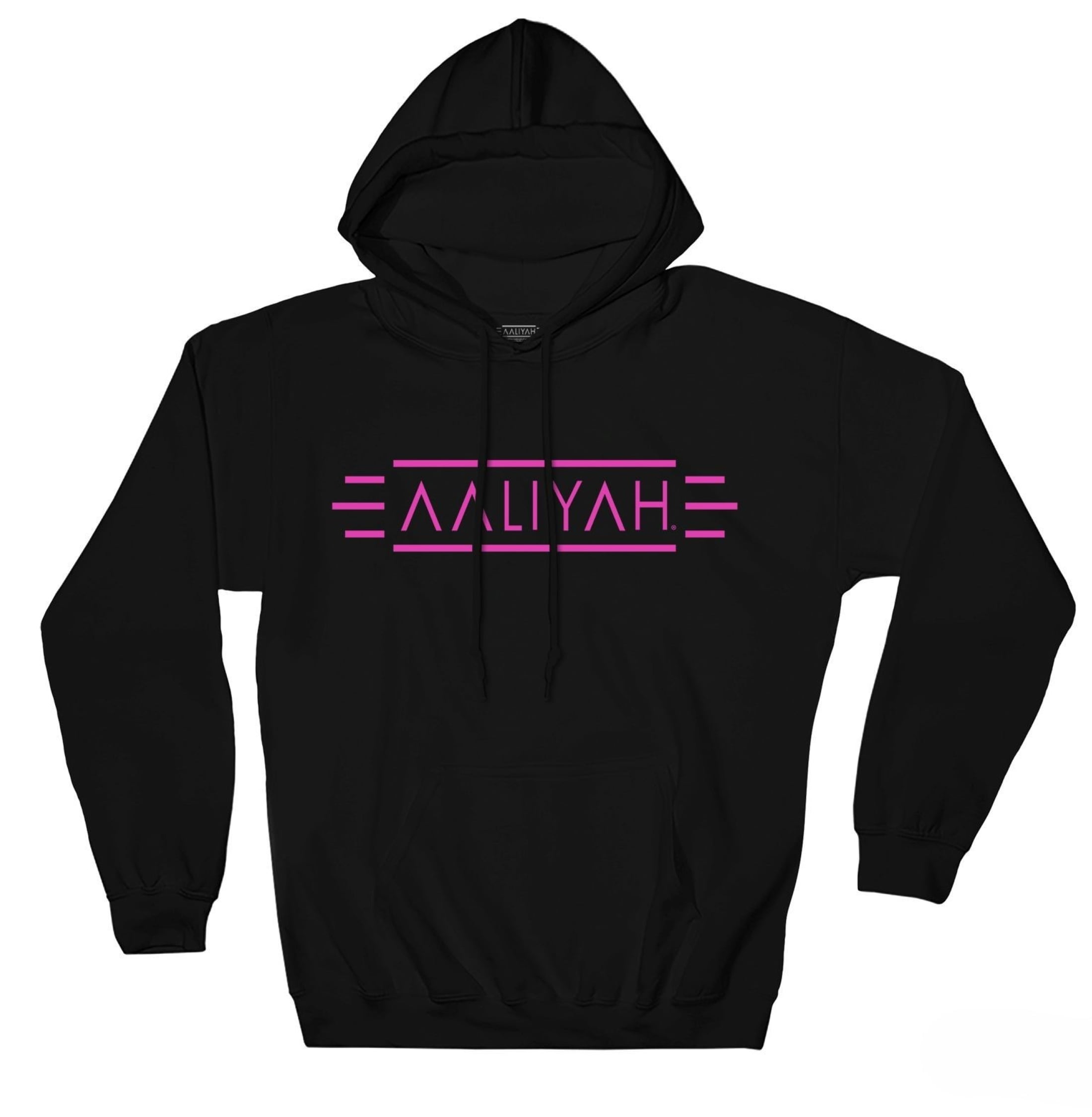 Aaliyah Men's Pullover Hooded Sweatshirt Aaliyah Logo Front & Back ...