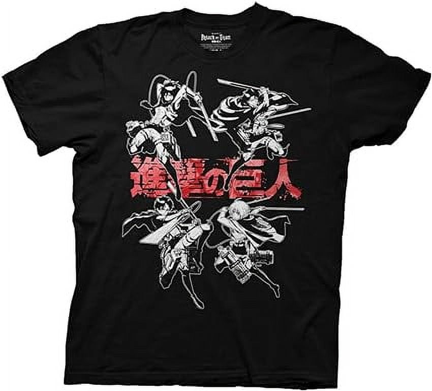 Ripple Junction Attack on Titan Men's Short Sleeve T-Shirt Armin Arlert Eren Yeager Mikasa ...