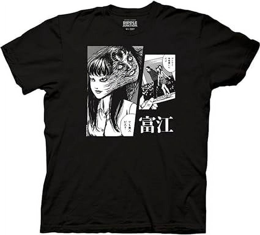 Ripple Junction Junji Ito Tomie Two Face Adult Crew Neck T-Shirt ...