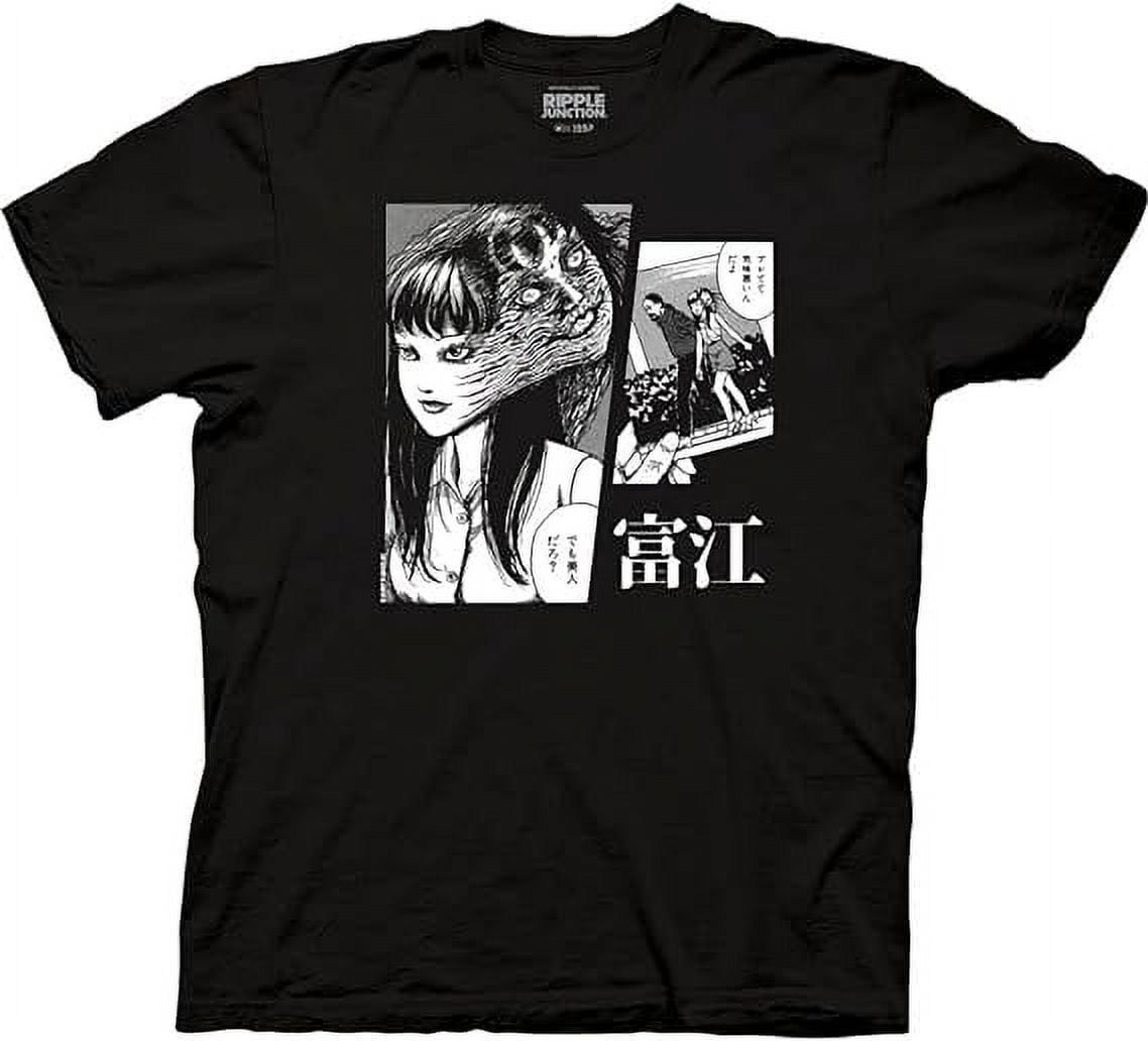 Ripple Junction Junji Ito Tomie Two Face Adult Crew Neck T-Shirt ...