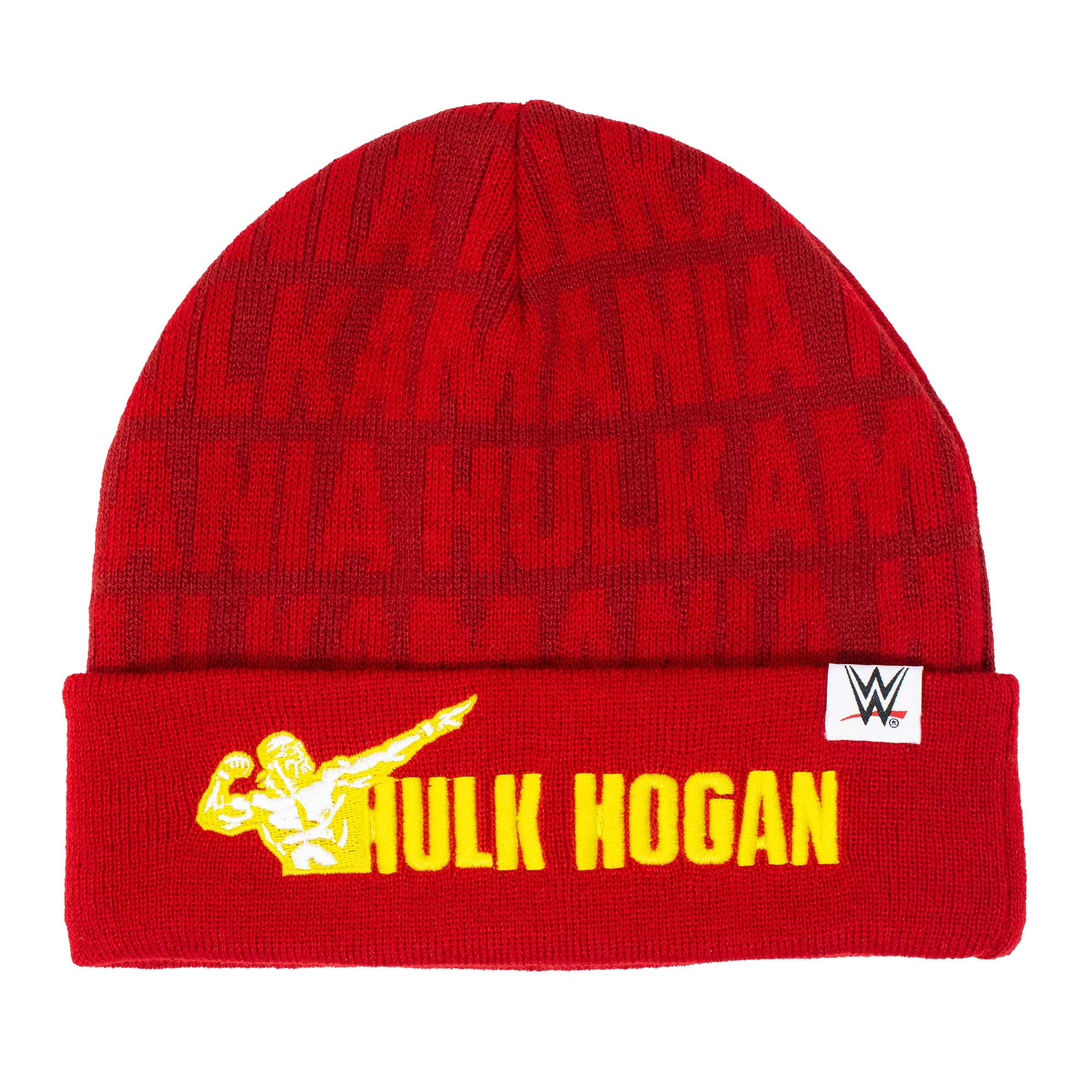 Ripple Junction Red Hulk Hogan Hulkamania Cuffed Knit Hat - Walmart.com