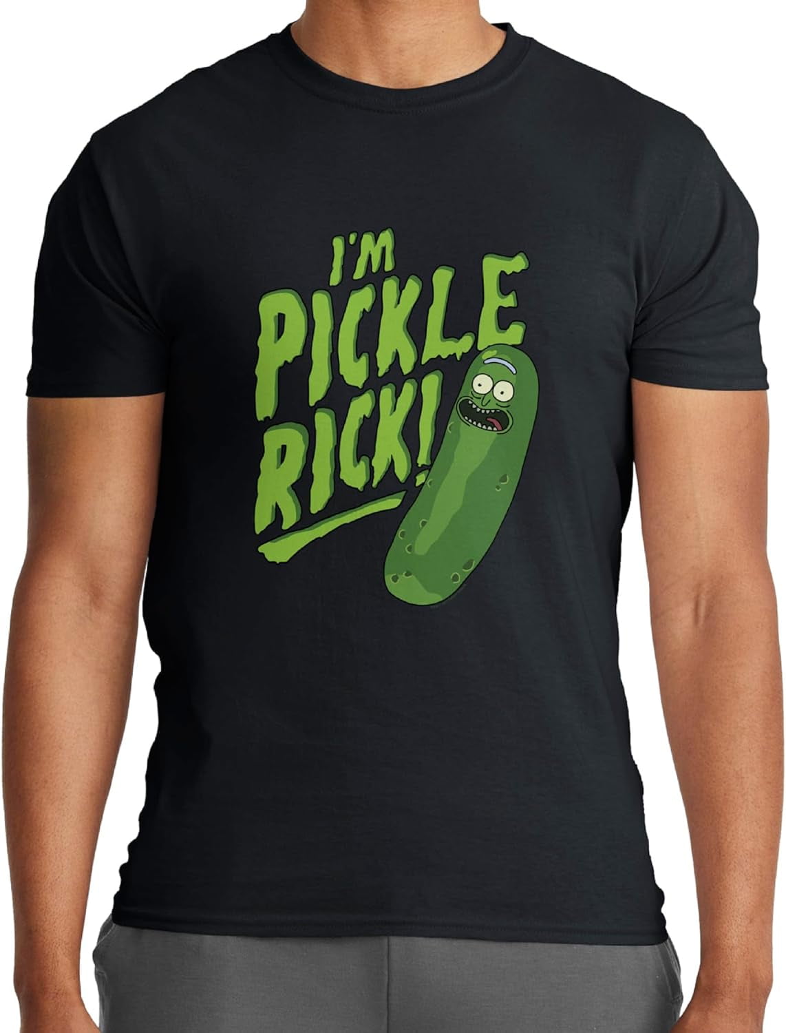 Ripple Junction Rick and Morty Men's Short Sleeve T-Shirt Pickle Rick Officially Licensed ...