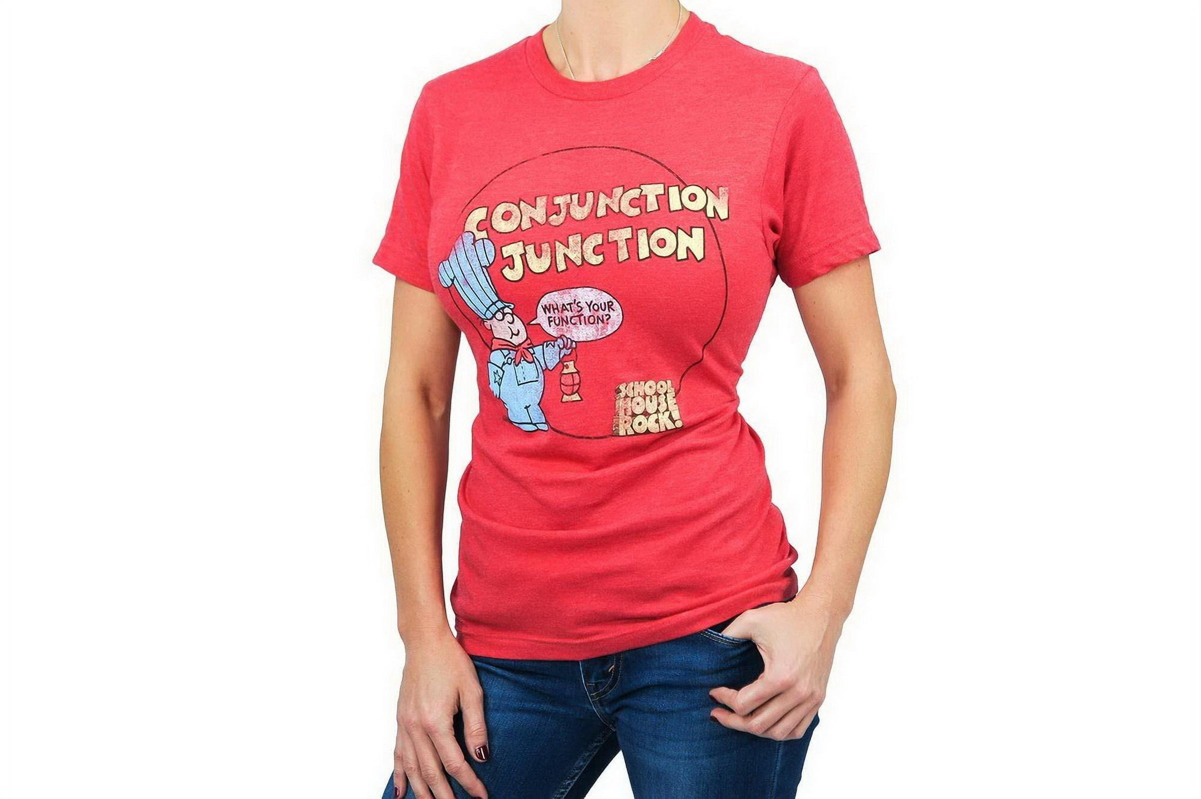 Ripple Junction Schoolhouse Rock! “Conjunction Junction” Adult T-Shirt ...