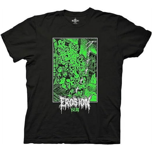 Ripple Junction Uzumaki by Junji Ito Erosion Box Crew T-Shirt - Walmart.com