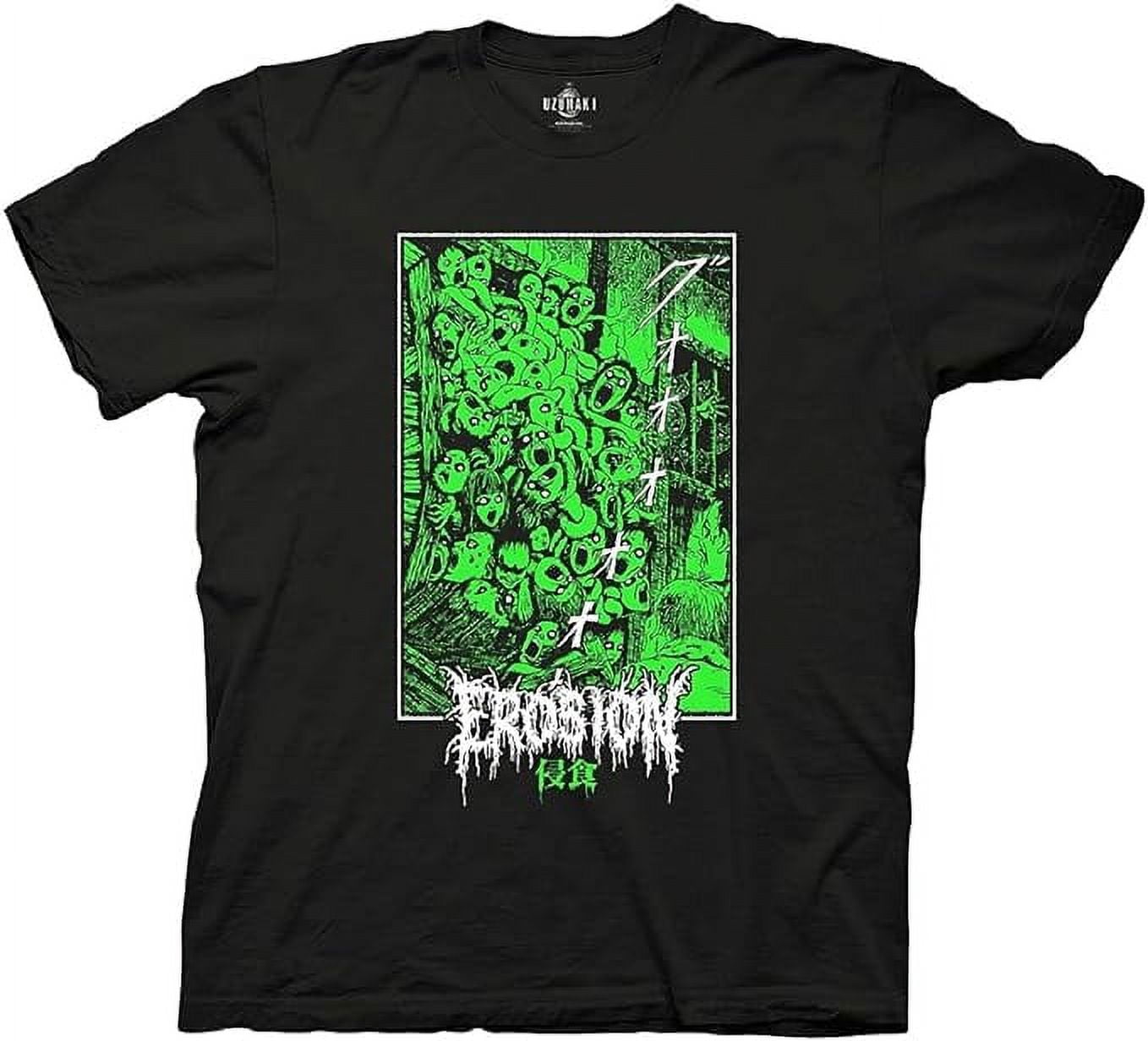 Ripple Junction Uzumaki by Junji Ito Erosion Box Crew T-Shirt - Walmart.com