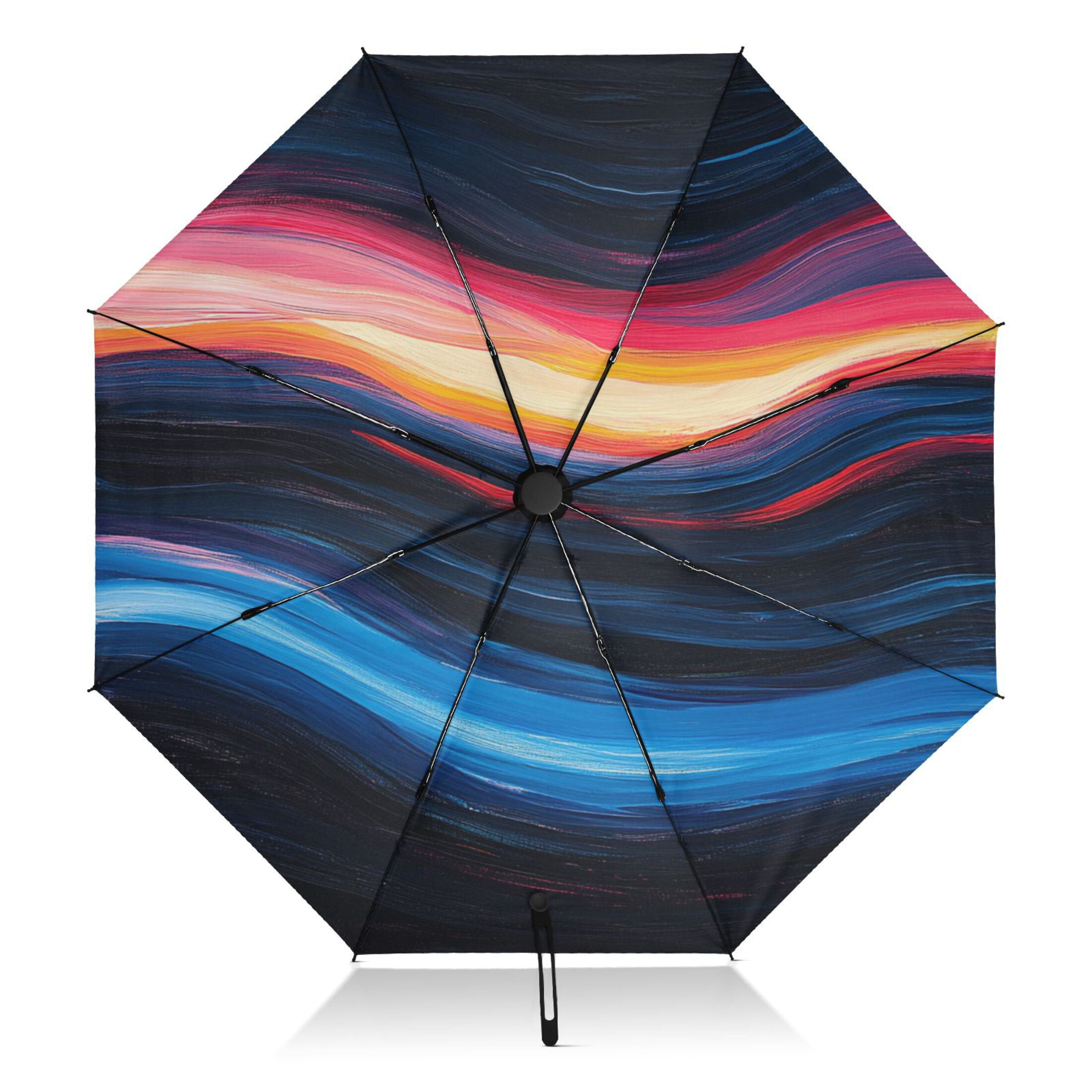 Ripple Pattern Extra Large Automatic Umbrella, UV Protection ...