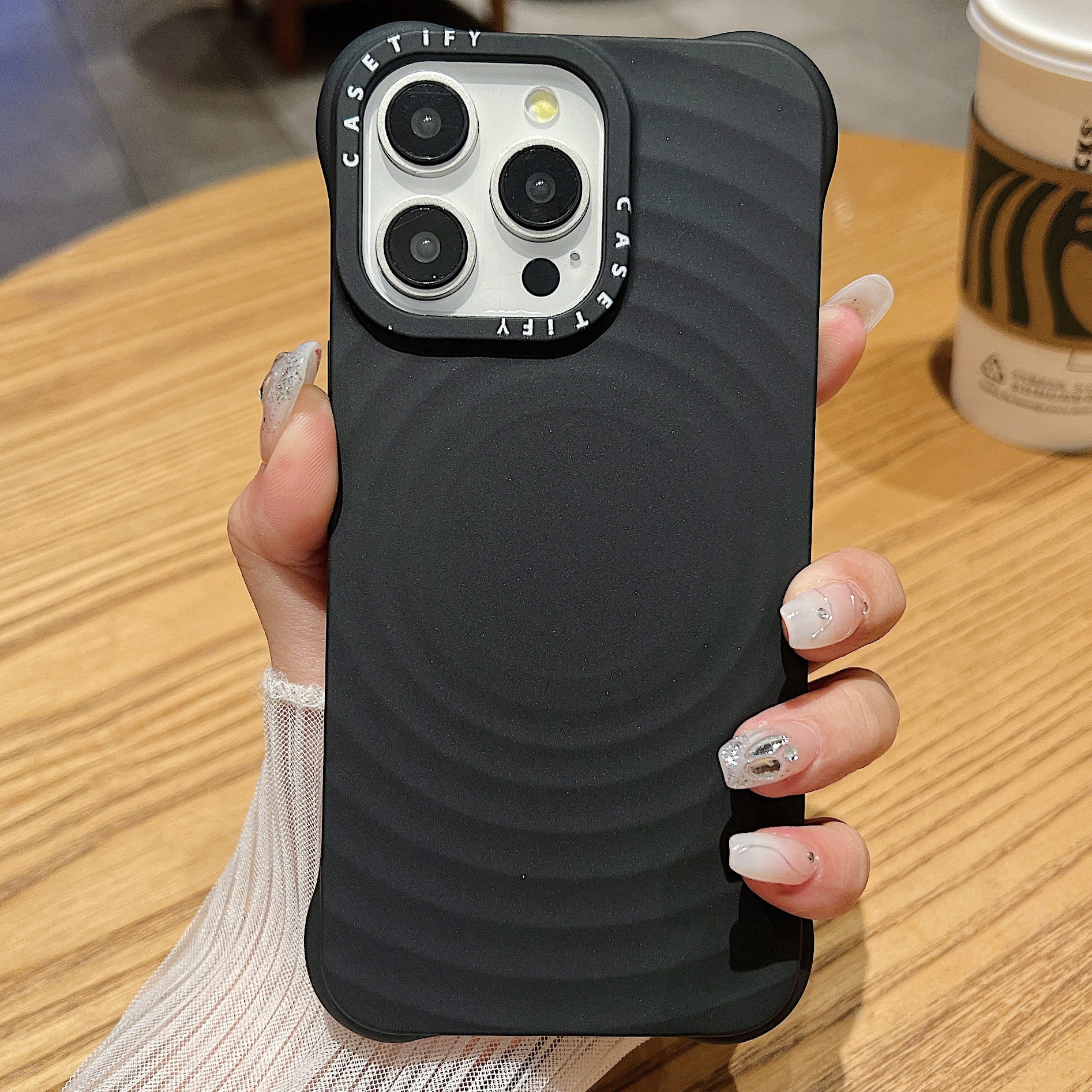 Ripple Pattern Magnetic iPhone Case for iPhone 15 Pro Max & iPhone 14 ...