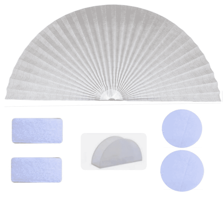 Ripple Shape Arch Window shade Window Pleated Blinds Half Circle Window ...