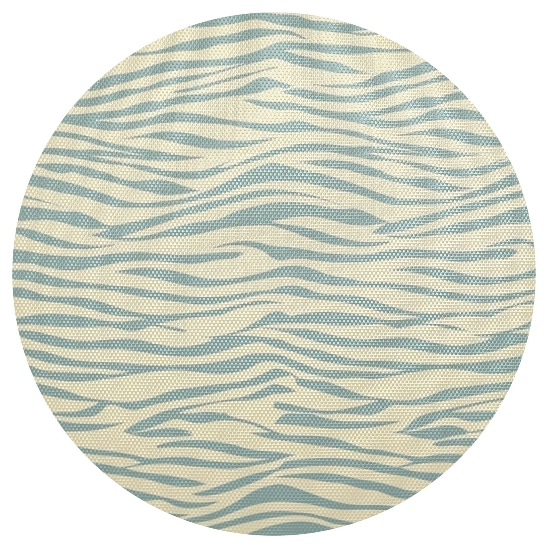 Ripple Stripe Pattern 6-Piece 15.4in Durable PVC Plate Mats, Heat ...