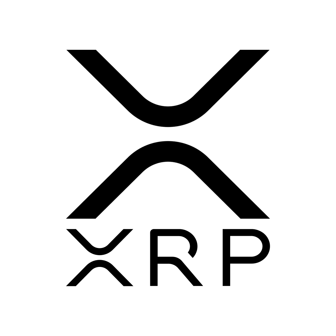 Ripple (XRP) Logo Vinyl Decal - 6 Inch Black - Walmart.com