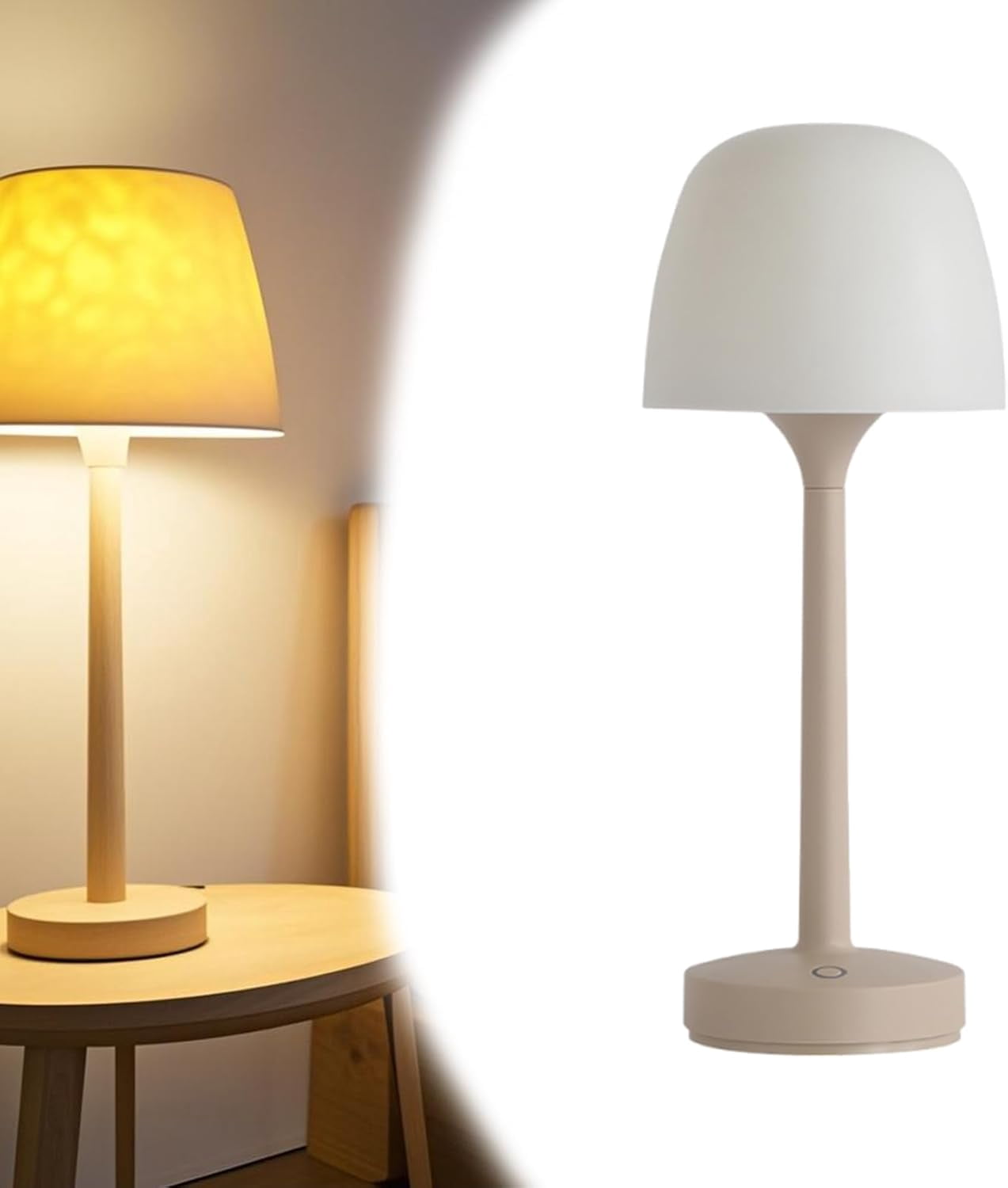 RippleGlow Dual-Mode Ambient Lamp, 2-in-1 Lamp with Soft Lighting or ...