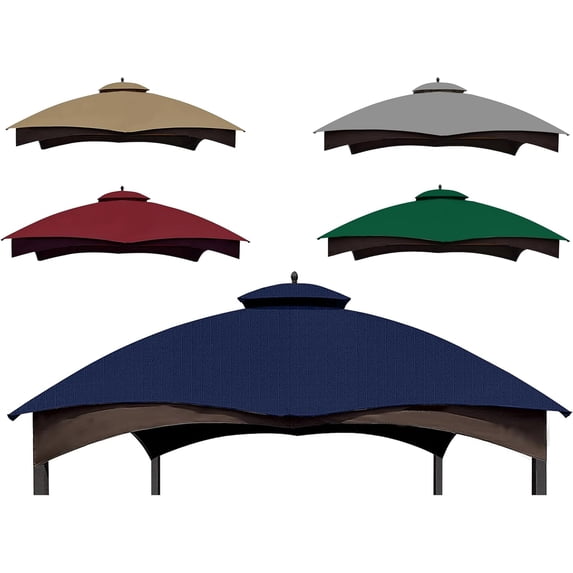 Ripstop Replacement Top Compatible with Lowe's Allen Roth 10X12 Gazebo ...