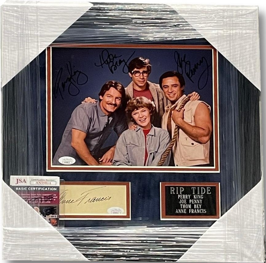 Riptide Cast Framed Autographed 8x10 Photo Perry King Thom Bray Joe Penny +1 JSA - Walmart.com