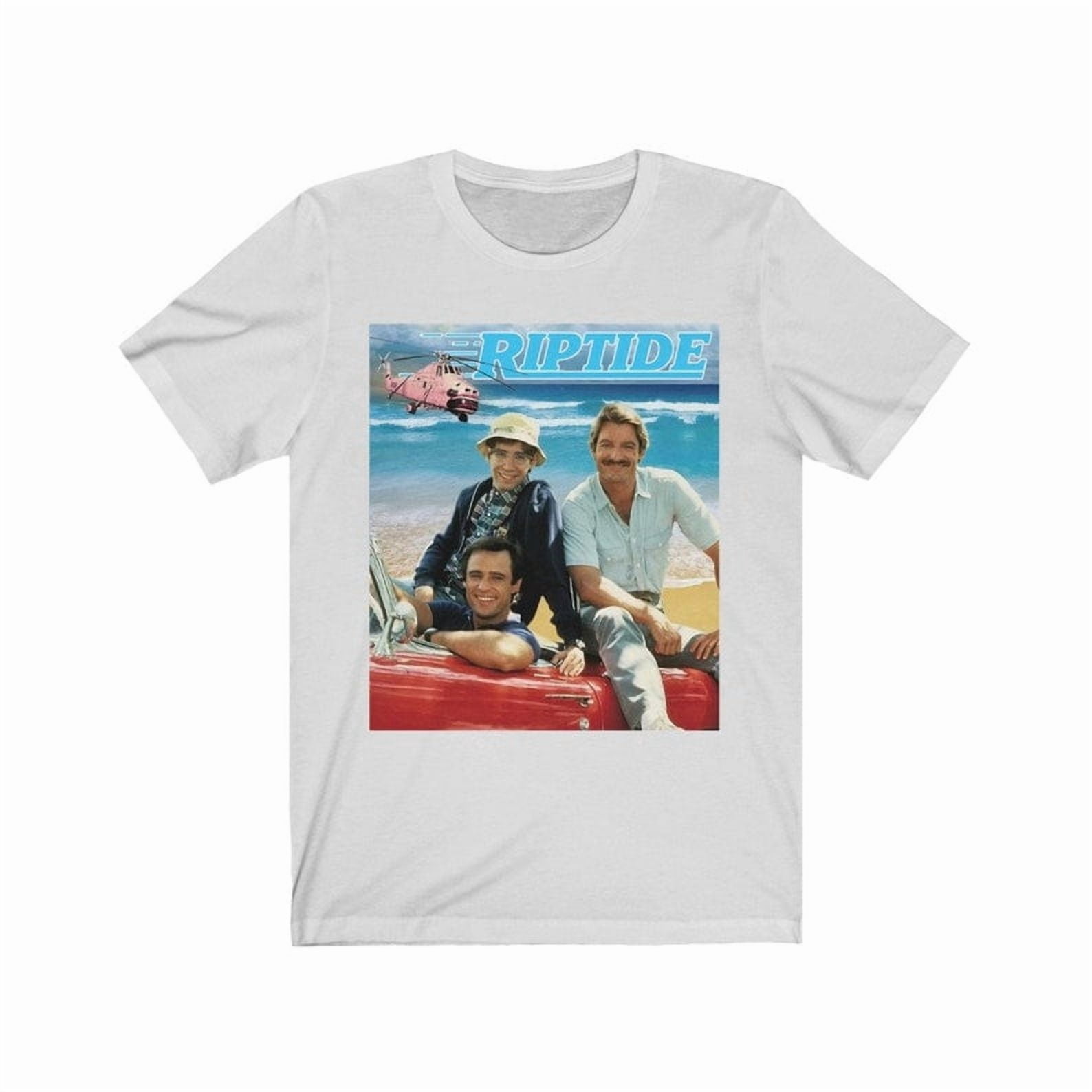Riptide T-shirt Retro 80's TV Television Tee - Walmart.com