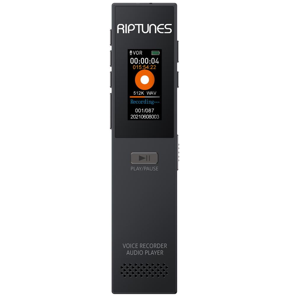 Riptunes 32GB Digital Recorder & MP3, HQ Audio, Built-In Speaker, For ...