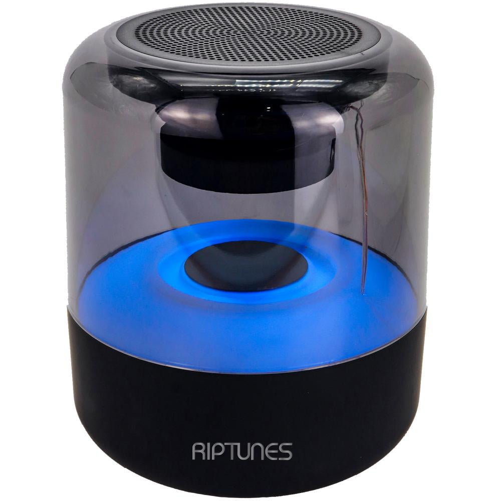 Riptunes 360° Portable Atmospheric Light Bluetooth Speaker, 6 LED Color ...