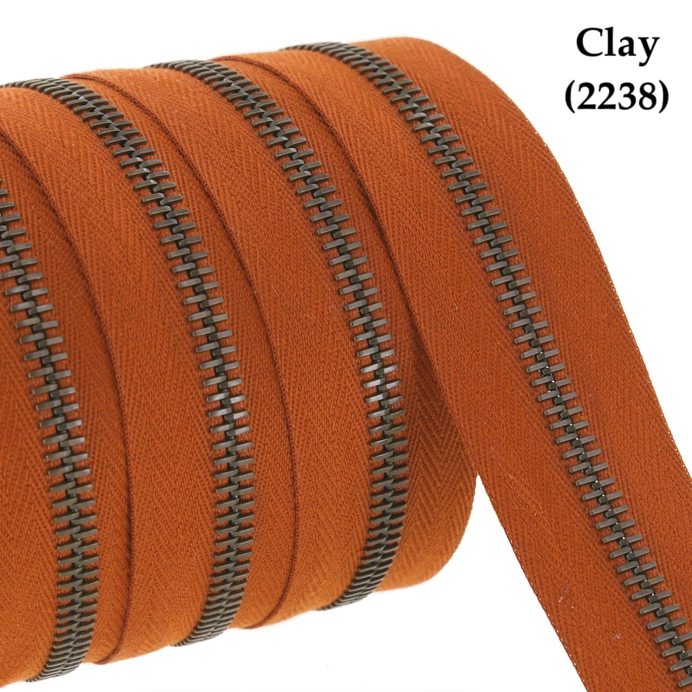 Riri Zipper, Continuous Chain, Combi, Antique Brass Teeth (AM ...