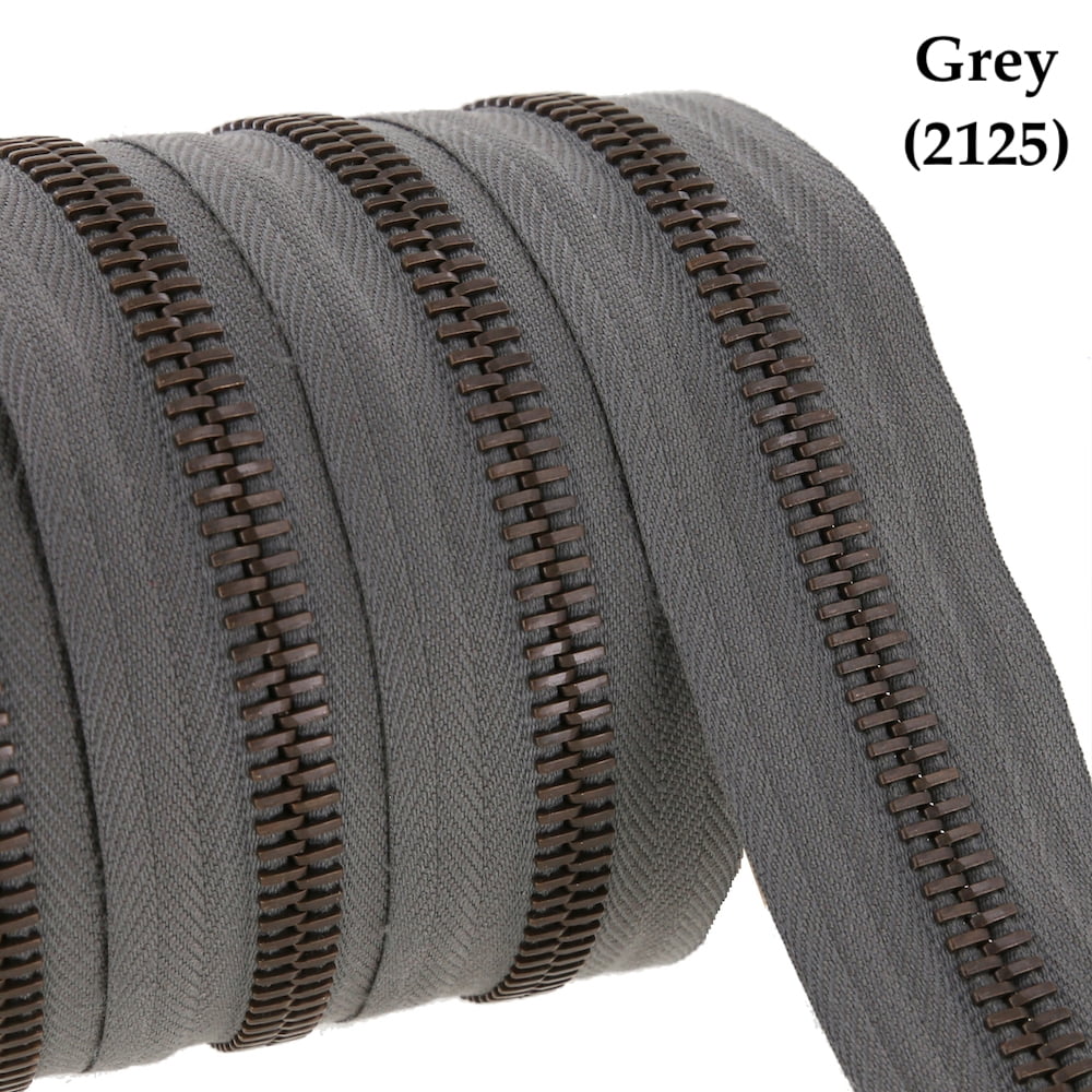 Riri Zipper, Continuous Chain, Combi, Antique Brass Teeth (AM ...