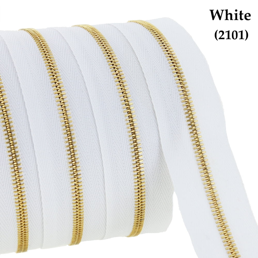 Riri Zipper, Continuous Chain, Combi, Brass Teeth (GO) - Walmart.com