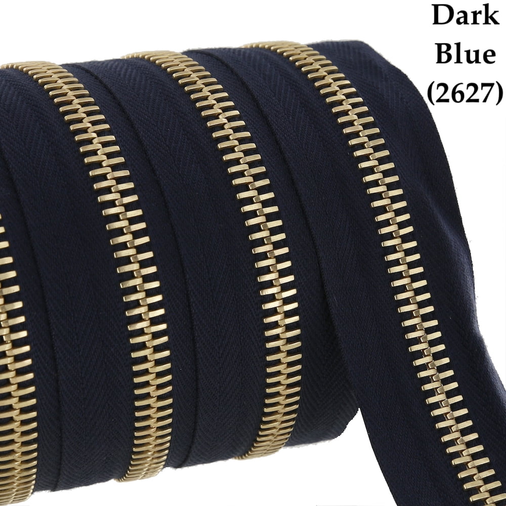 Riri Zipper, Continuous Chain, Combi, Brass Teeth (GO) - Walmart.com