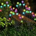 Rirool 4-Pack Outdoor Solar Garden Lights - 40 LED Firefly & Swaying, Waterproof, Wind-Powered ...