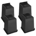 Rirool 4 inch Adjustable Bed Lifts, Heavy Duty Stackable Furniture ...