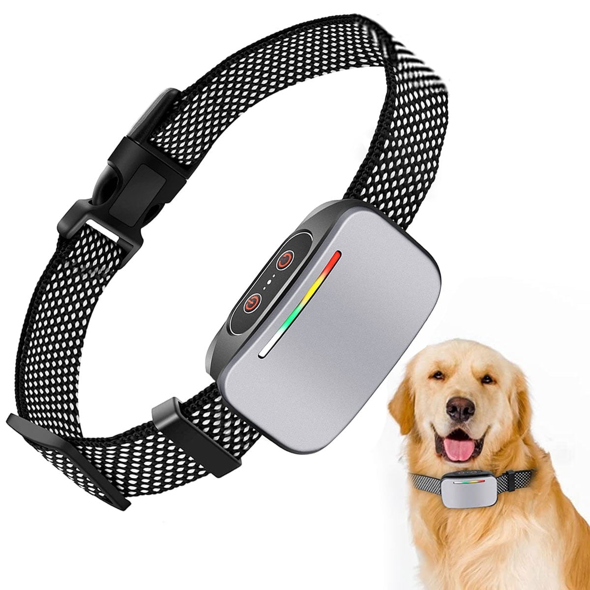 Rirool Bark Collar - Rechargeable Dog Training Collar, Anti Barking ...