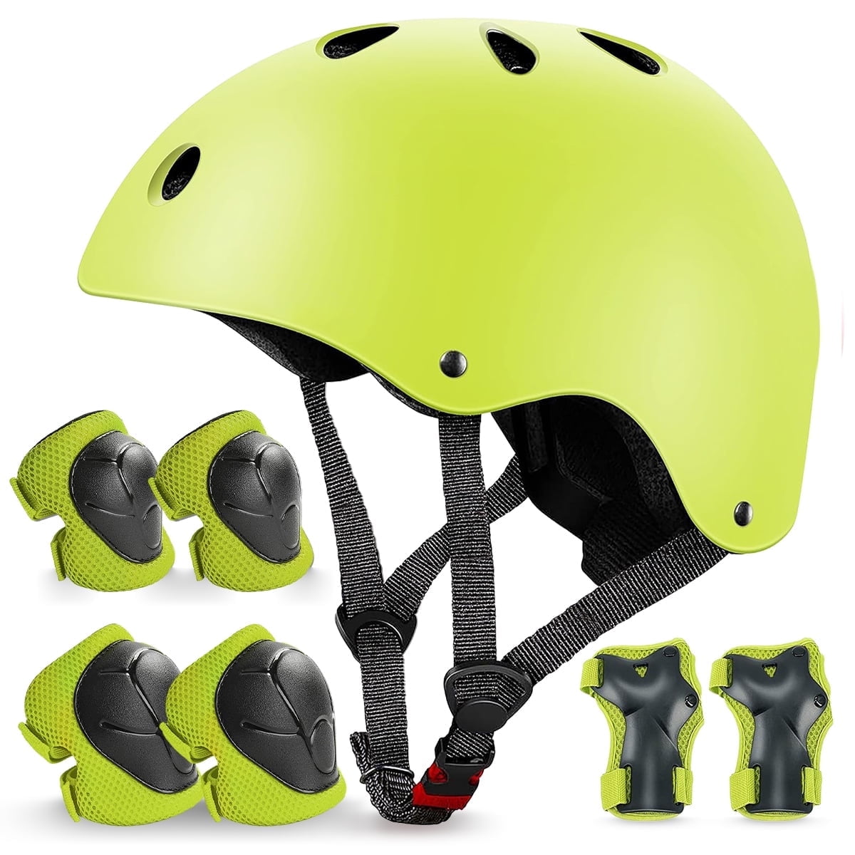 Rirool Kids Bike Helmet Protective Gear Set, Ages 3-10, Skateboard ...