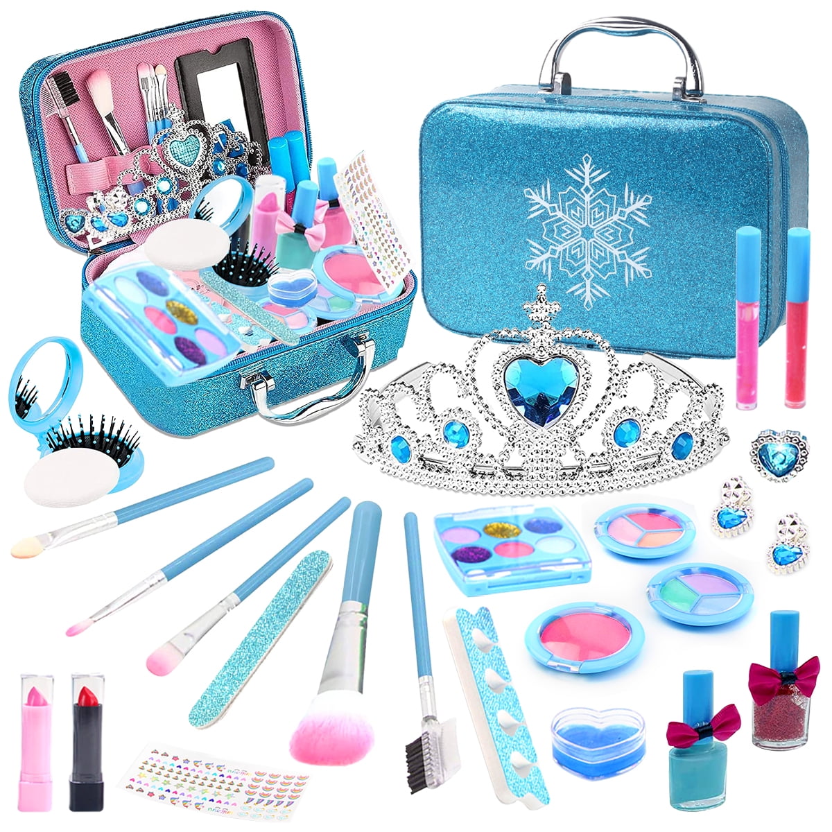 Rirool Princess Game - 25-Piece Toy Set with Pretend Makeup for Girls ...