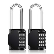 4-Digit Combination Lock, Outdoor Waterproof, Resettable for Gym ...