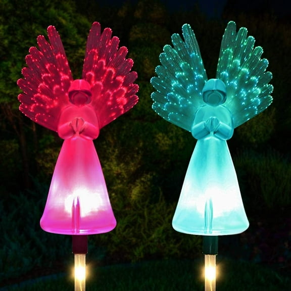 Unique Simulation Flower LED Lawn Solar Park Light Landscape Lighting ...