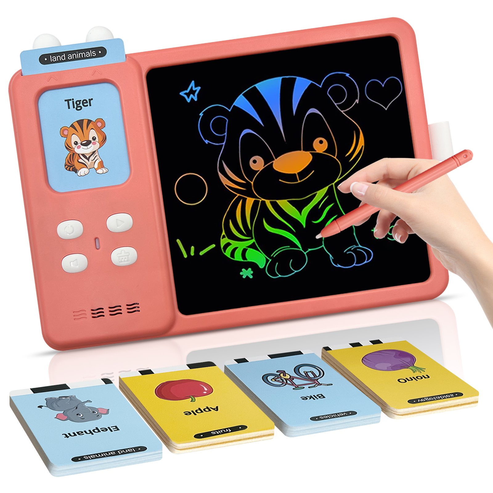 Rirool Toddler Doodle Board for Kids, LCD Writing Tablet with 112 ...