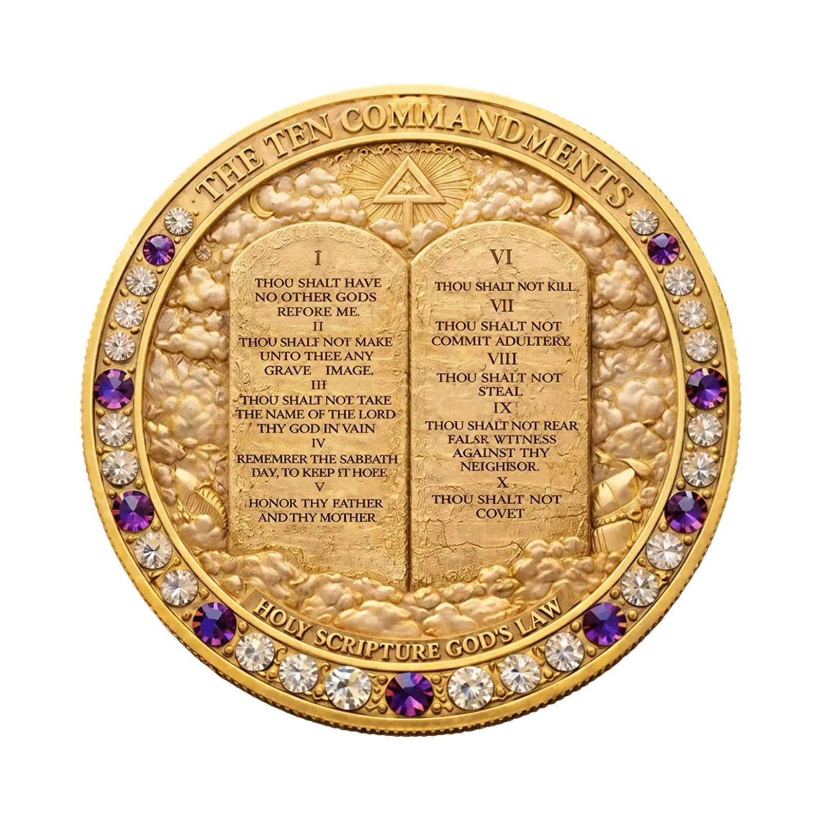 Rirozkan Holy Bible Resurrection Coin, Religious Christian ...