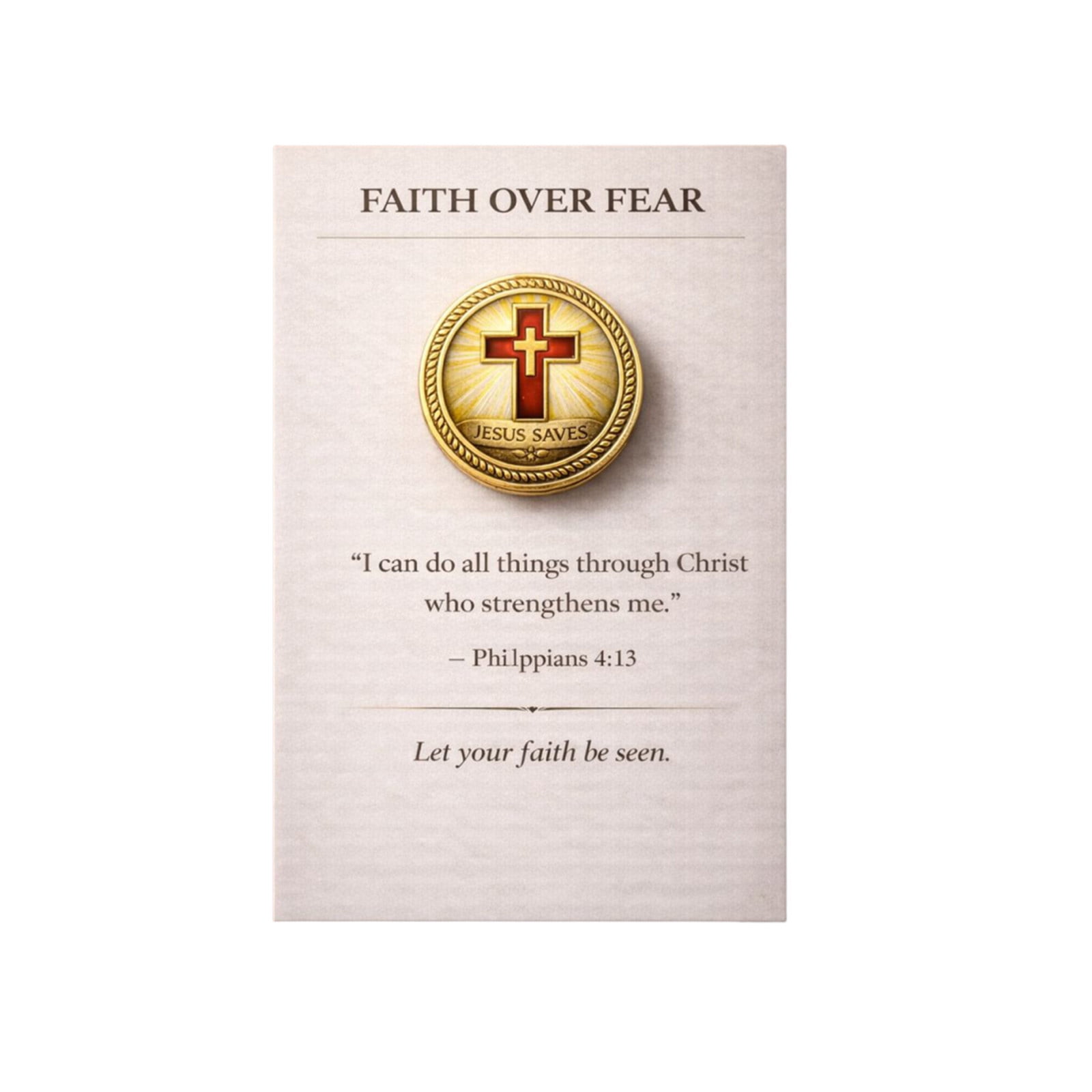 Rirozkan Inspirational Bible Verse Card, Christian Faith Gift ...