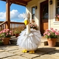 Rirozkan Summer Goose Outfit, 23 Inch Porch Statue Apparel, Cute Dress ...