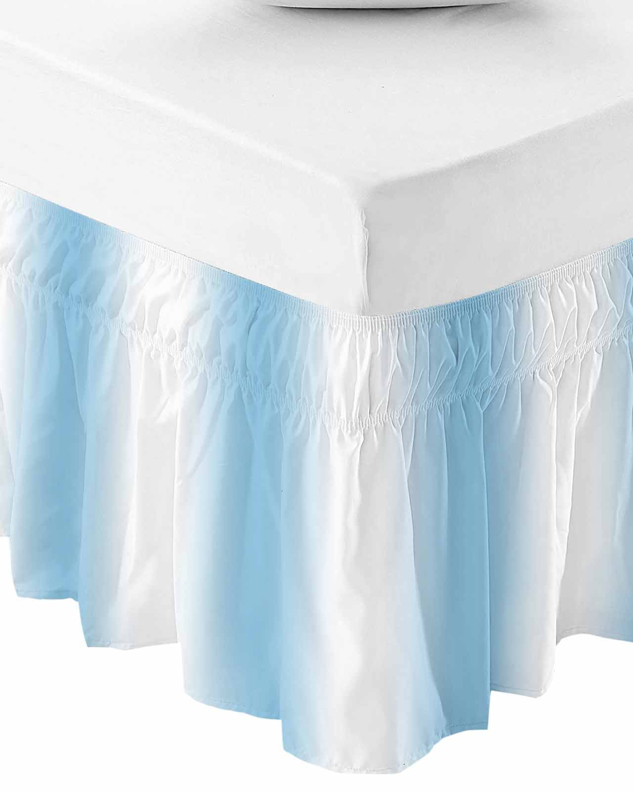 Blue Bed Skirts Queen