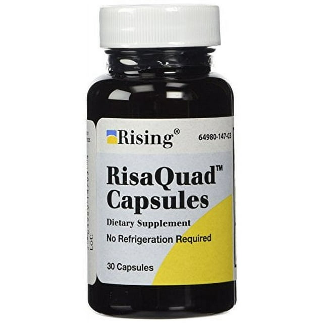 Risaquad Dietary Supplement Capsules, 230 mg, 30 capsules, 3 pack ...