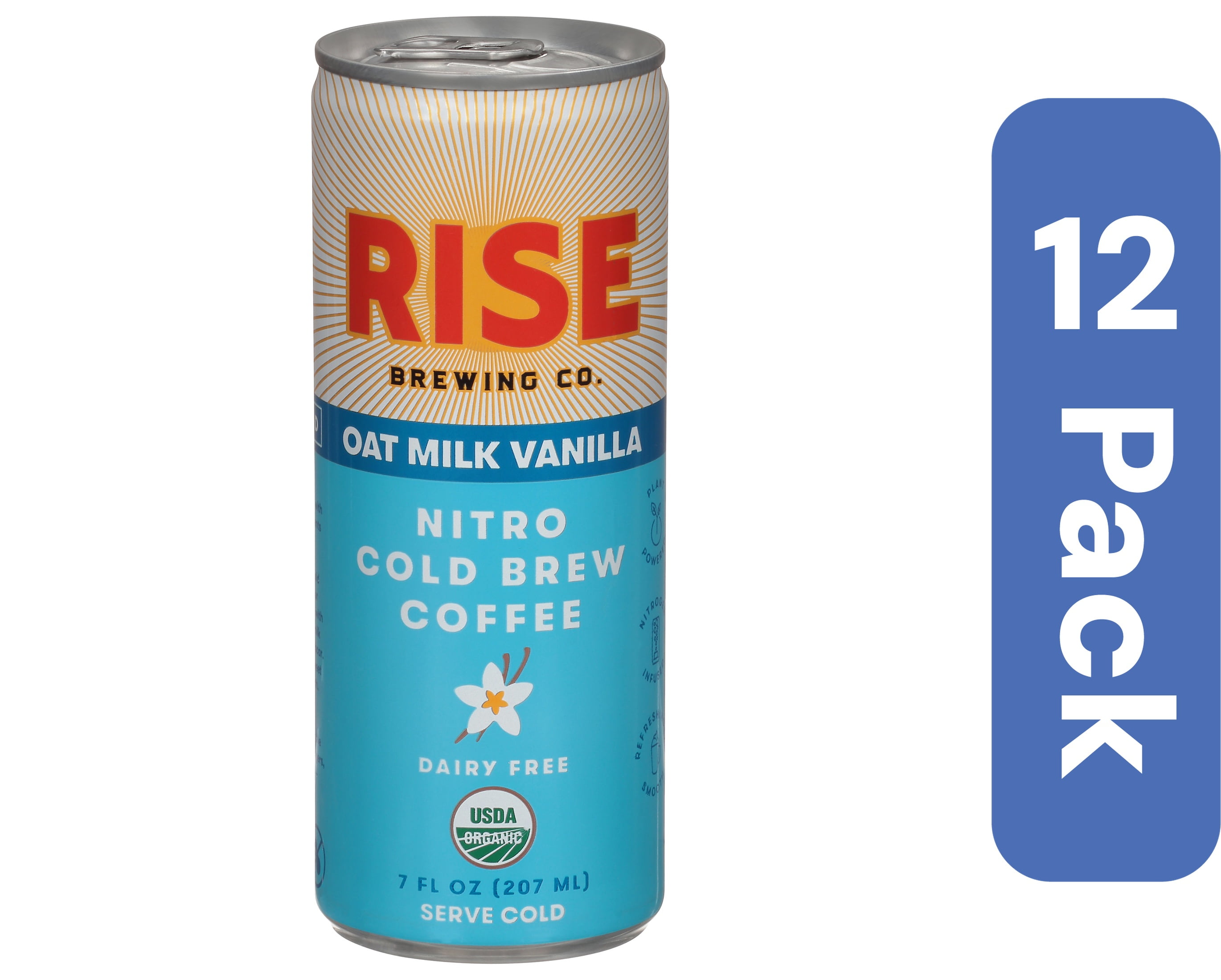 Rise Brewing Co Coffee Ready to Drink Cold Brew Organic 7 fl oz (Pack ...