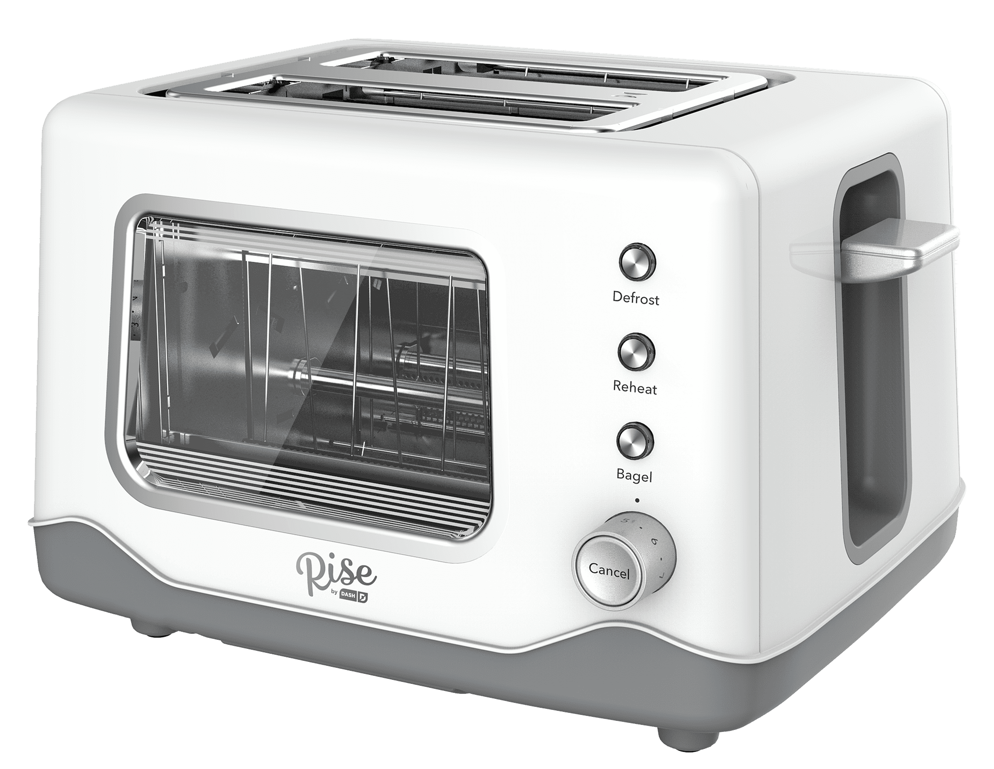Rise By Dash Clear View 2-Slice Toaster With See Through Window ...