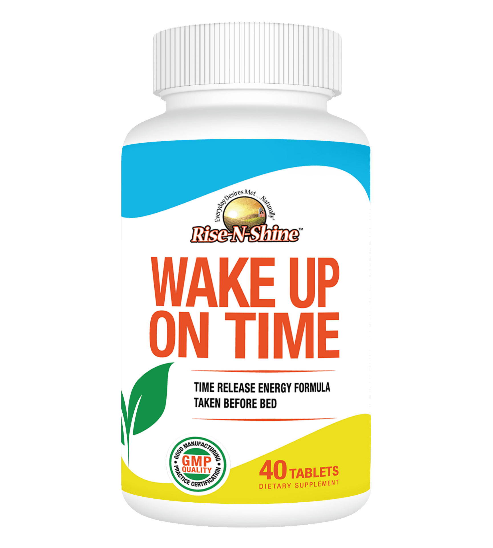 Rise-N-Shine Wake-Up On-Time, Dietary Supplement, Vitamin B, Guarana ...