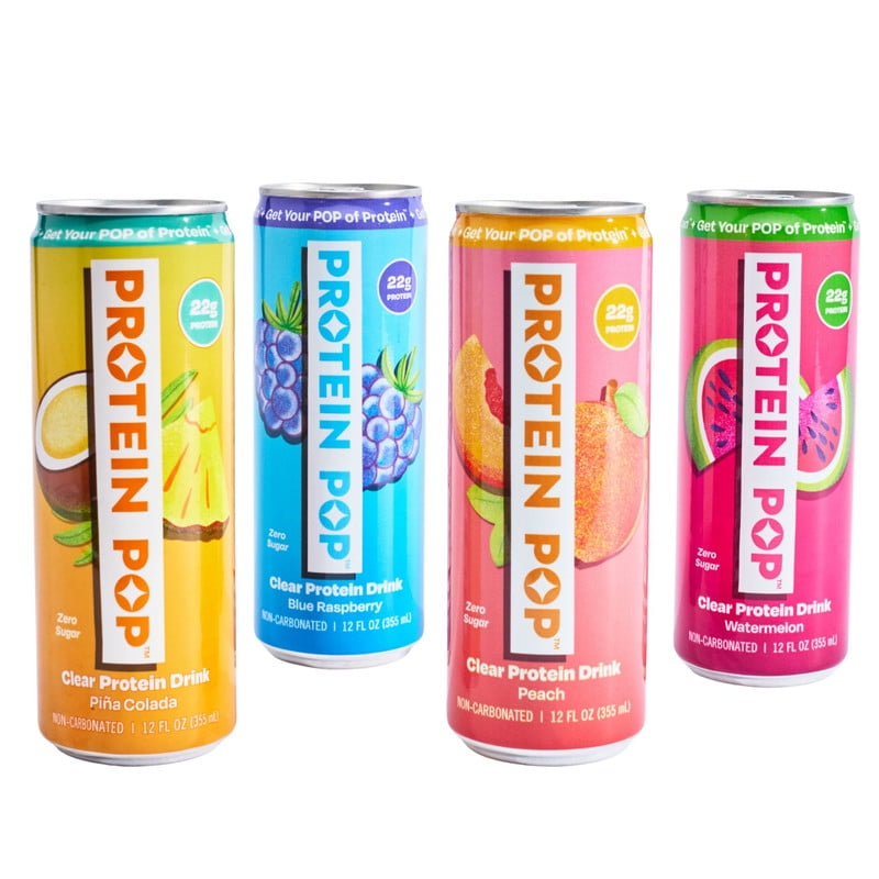 Rise Protein Pop - Ready to Drink Clear Protein Shakes | 22g of Protein ...