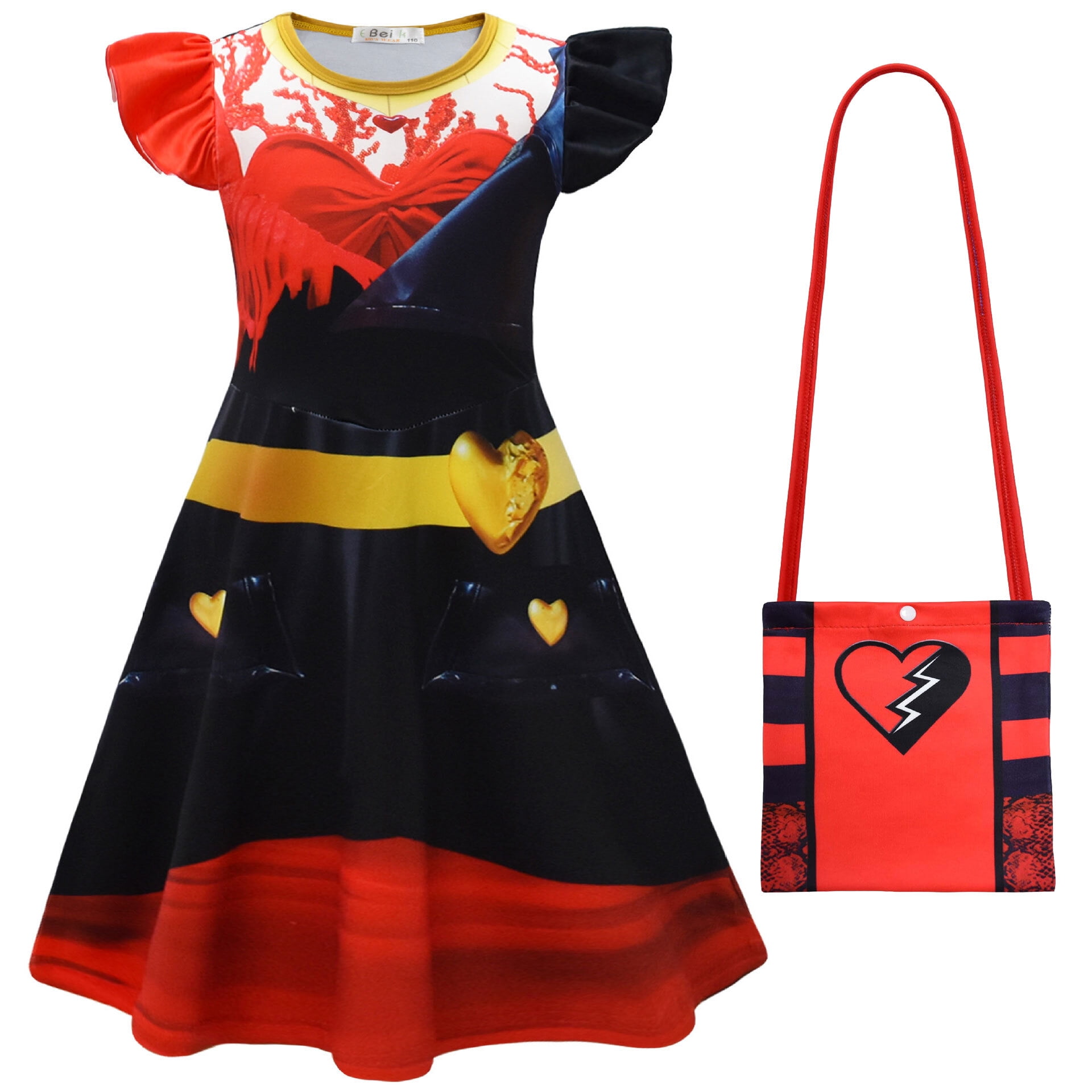 Rise Red Costume for Girls Movies Halloween Outfits SIZE for 8-9Y ...
