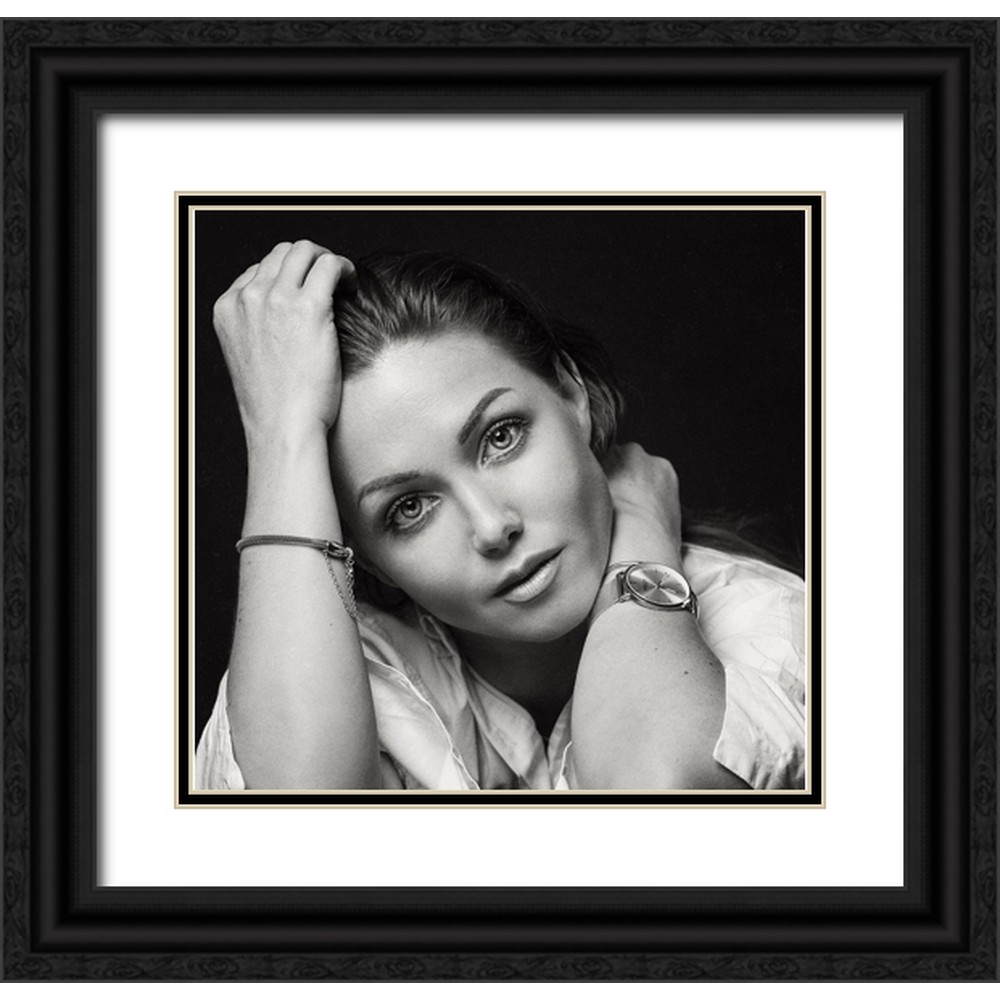 Rise, Zachar 21x20 Black Ornate Wood Framed with Double Matting Museum ...