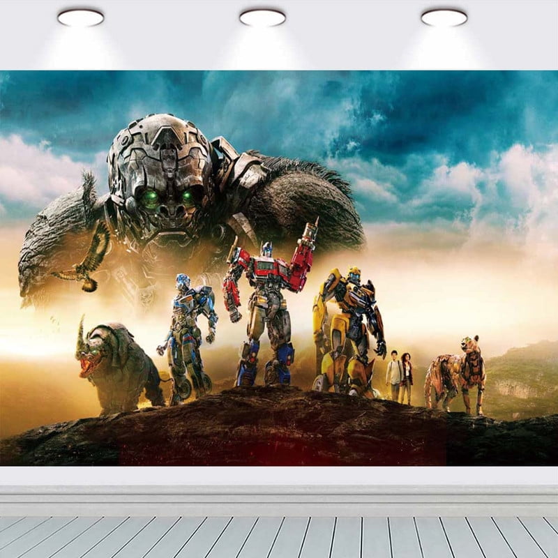 Rise of the Beast Transformers Party Supplies Backdrop Banner Poster ...