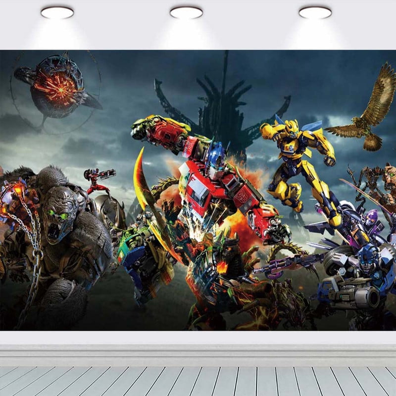 Rise of the Beasts Transformers Background Wall Decor Taspestry Poster ...